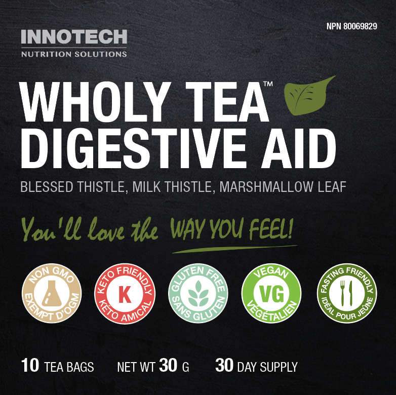 WHOLY TEA DIGESTIVE AID - To help with digestion - 1 month supply ...