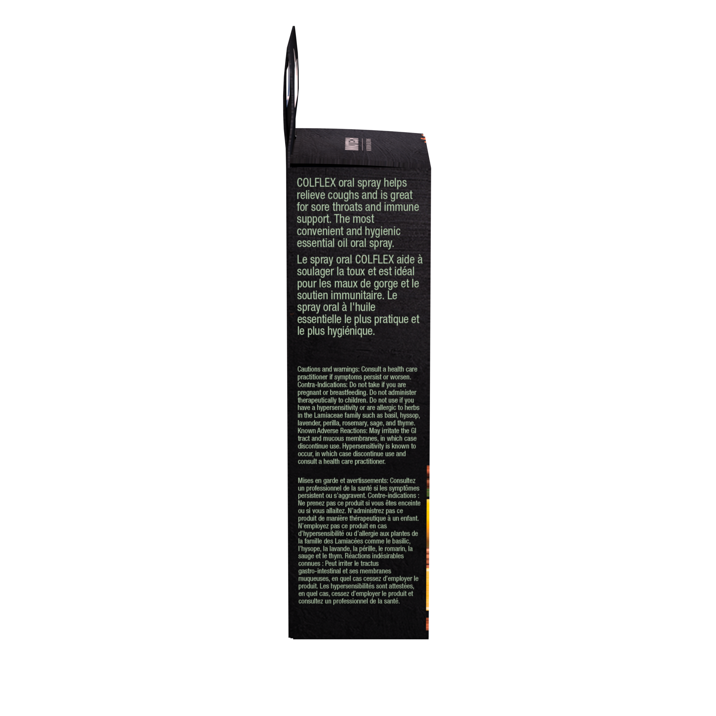 COLFLEX Cinnamon Lemon – Oregano, Thyme, Vitamin D3 Oral Spray 25 ml ...