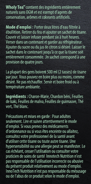 Wholy Tea Original 30 Day Supply | Innotech Nutrition Solutions